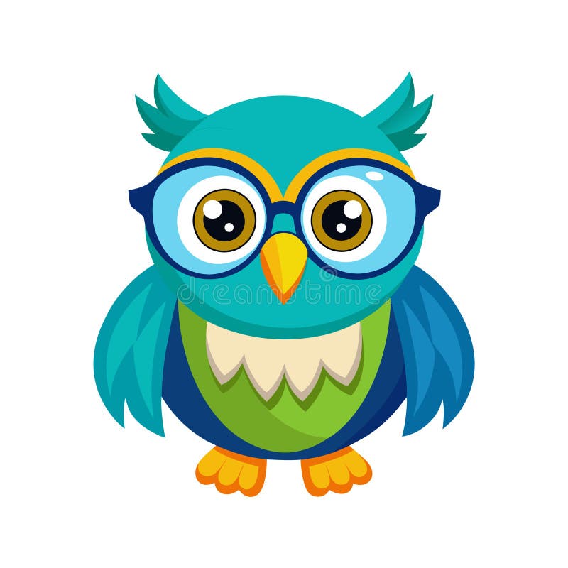 Create Wally the Wise Owl Character Stock Vector - Illustration of ...