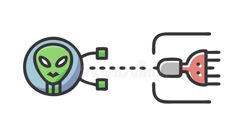 Alien Network Connection, Secure Data Transfer, Extraterrestrial ...
