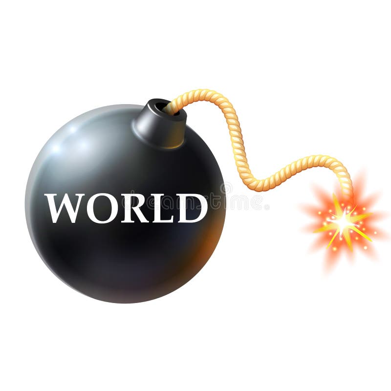Explode world stock illustration. Illustration of abstract - 3156561