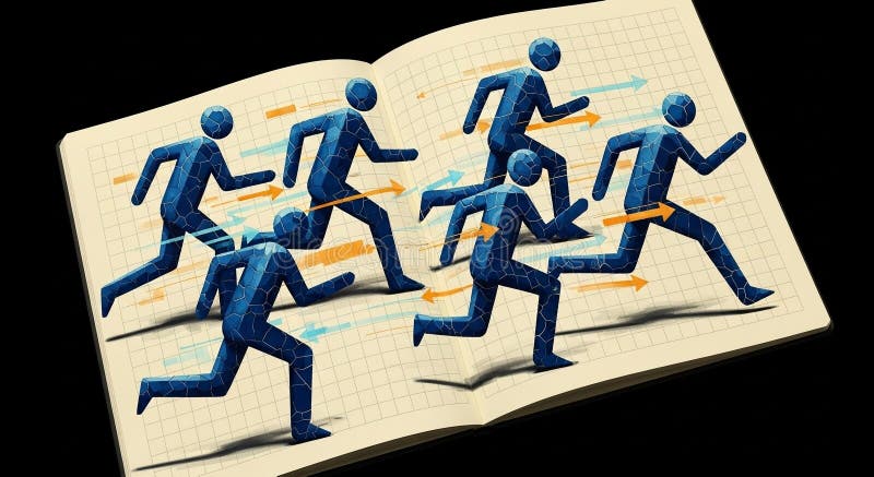 Blue Stick Figures Stock Illustrations – 890 Blue Stick Figures Stock ...