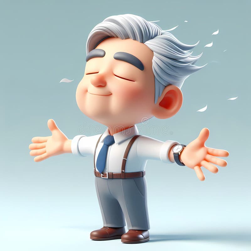 Joyful Spirit in Open Air stock illustration. Illustration of spirited ...