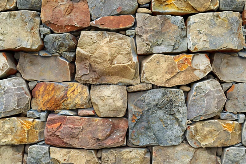 Featuring a Close Up View of a Stone Wall, High Quality, High ...