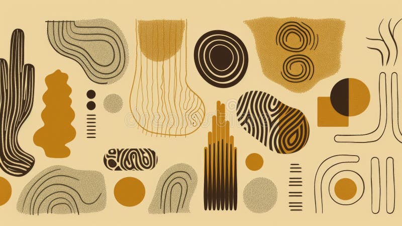 Illustration Featuring Different Shapes and Sizes, Suitable for ...