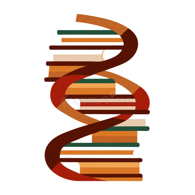 DNA Strand with Books: a Visual Representation of Knowledge and Science ...