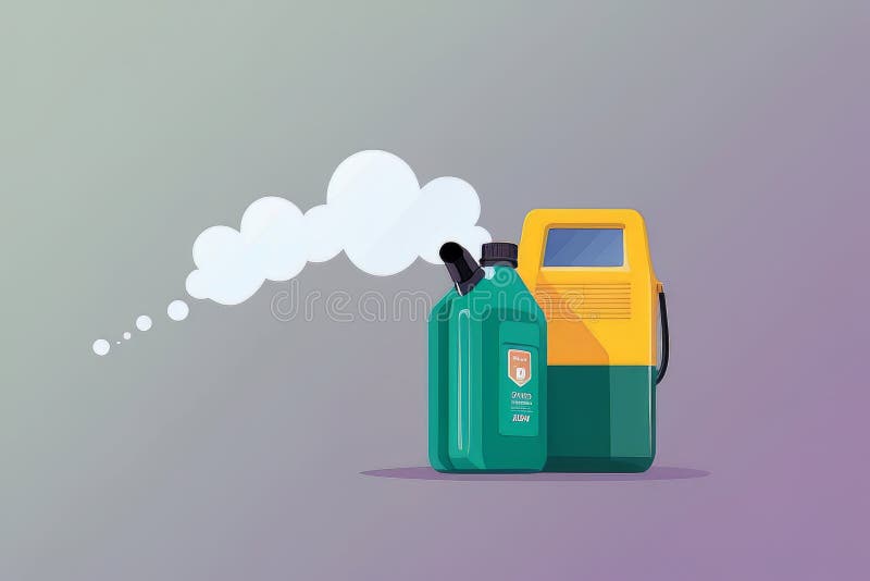 Illustration Featuring Elements Related To Fuel and Gasoline Stock ...