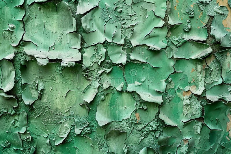 Featuring a Green Color Texture in an Old Plaster Pattern, High Quality ...