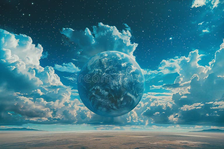 Featuring a Image of the Earth on a Space Skyline, High Quality, High ...