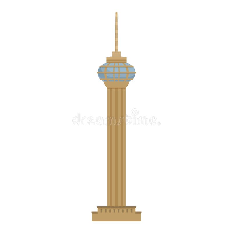 Tall Modern Telecommunication Tower Standing Tall with Observation Deck ...