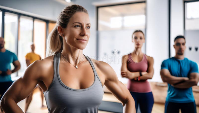 Professional Trainer Guiding Individuals or Groups through Training ...