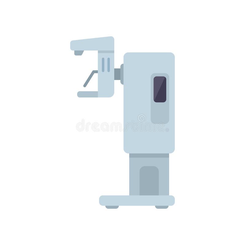 Modern X Ray Machine Standing in Hospital Room Stock Vector ...