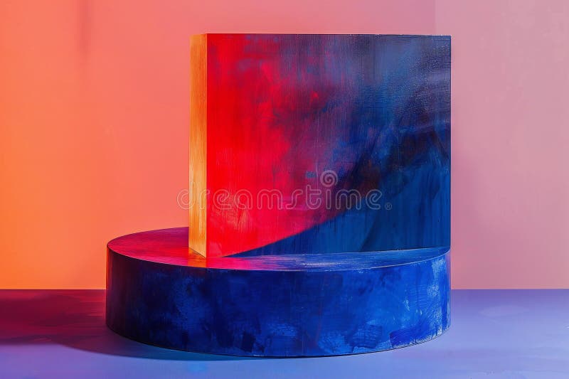 Featuring a Red and Blue Abstract Blue and Purple Light, High Quality ...