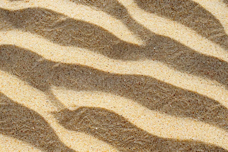 Featuring a Sandy Background with Lines of Sand Texture. Sand Dunes ...