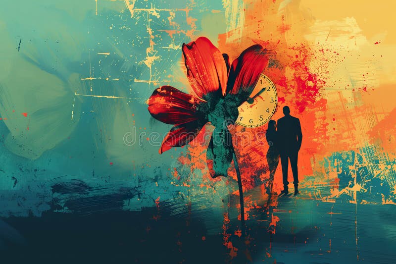 Concept of Couple and Erectile Dysfunction Symbolism. Generative AI ...