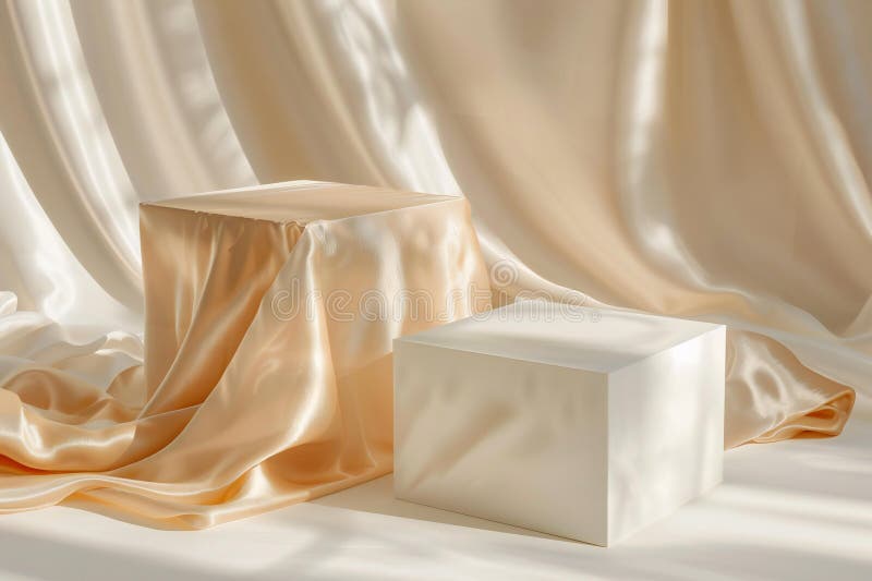 Featuring a Silk Banner with White Box Illustration, High Quality, High ...