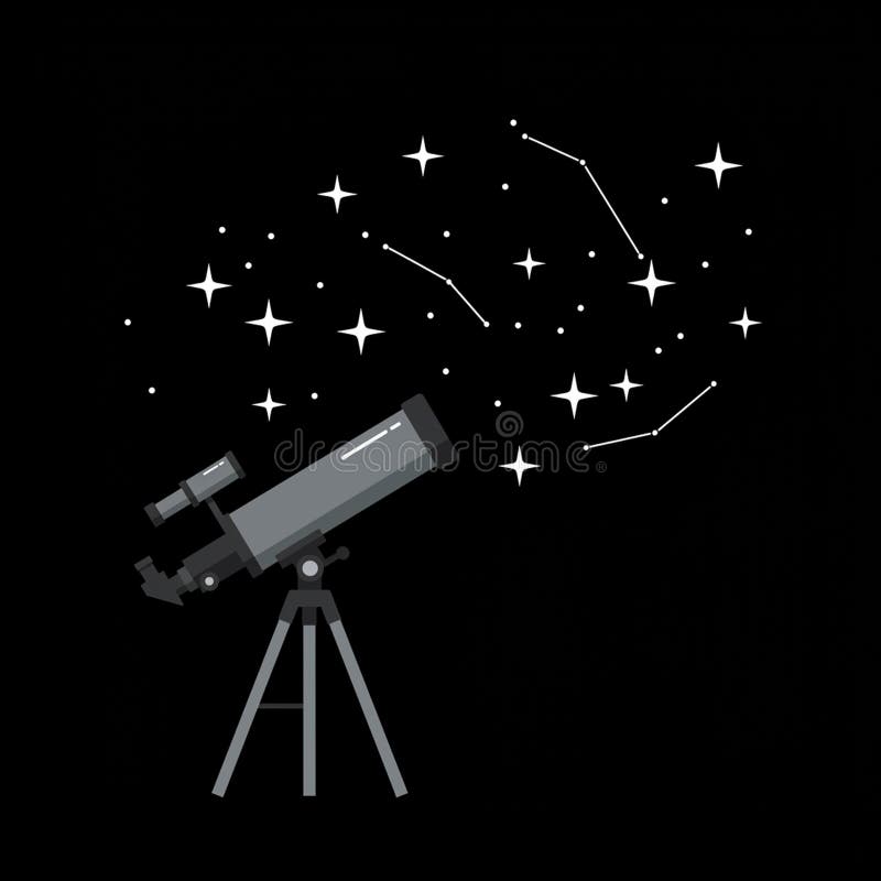 Telescopes Tripod Stock Illustrations – 344 Telescopes Tripod Stock ...