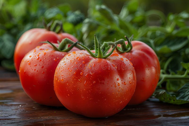 Featuring a Three Red Tomatoes are on Top of Each Other, High Quality ...