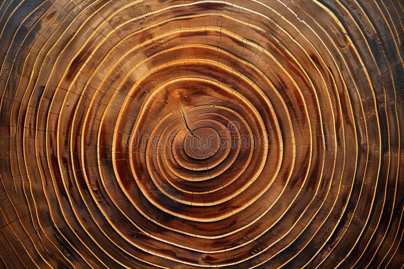 Featuring a Top View of Wood Grain Texture with Concentric Rings Like ...