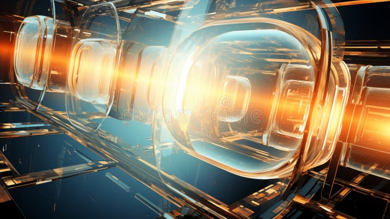 Illustration of Transparent Data Boxes for Futuristic Digital Resources ...