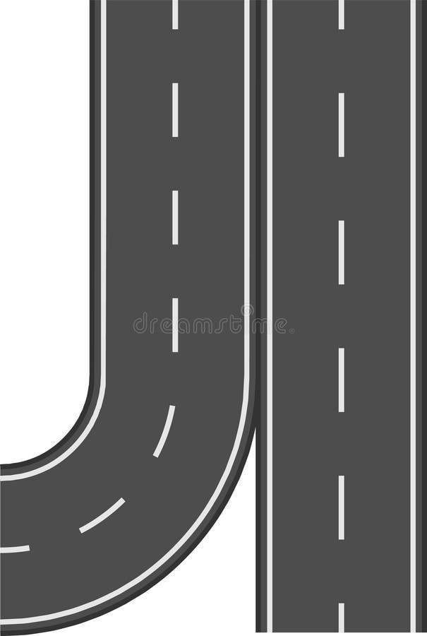 Paths Merging Stock Illustrations – 176 Paths Merging Stock ...