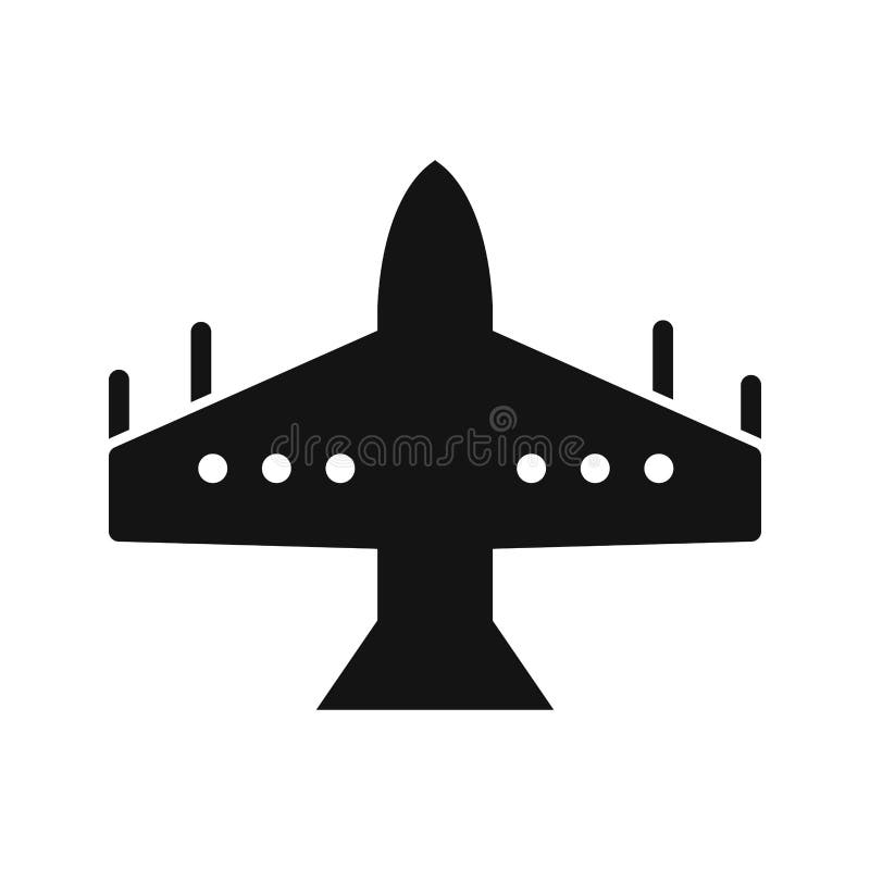 Illustration Fighter Jet Icon for Personal and Commercial Use. Stock ...