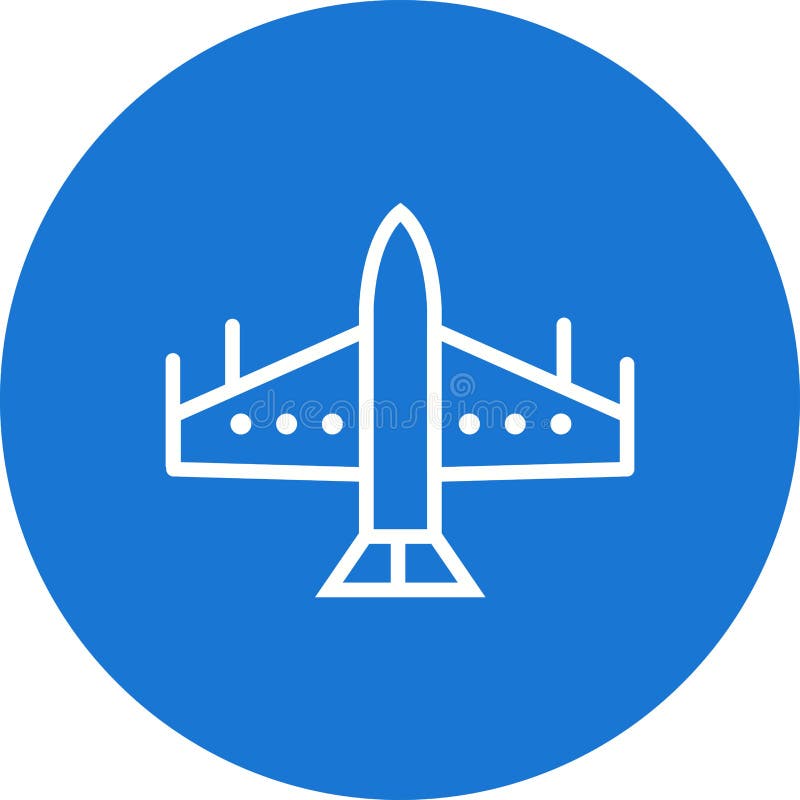 Illustration Fighter Jet Icon for Personal and Commercial Use. Stock ...