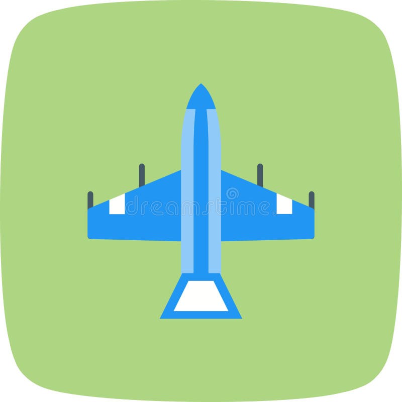 Illustration Fighter Jet Icon for Personal and Commercial Use. Stock ...