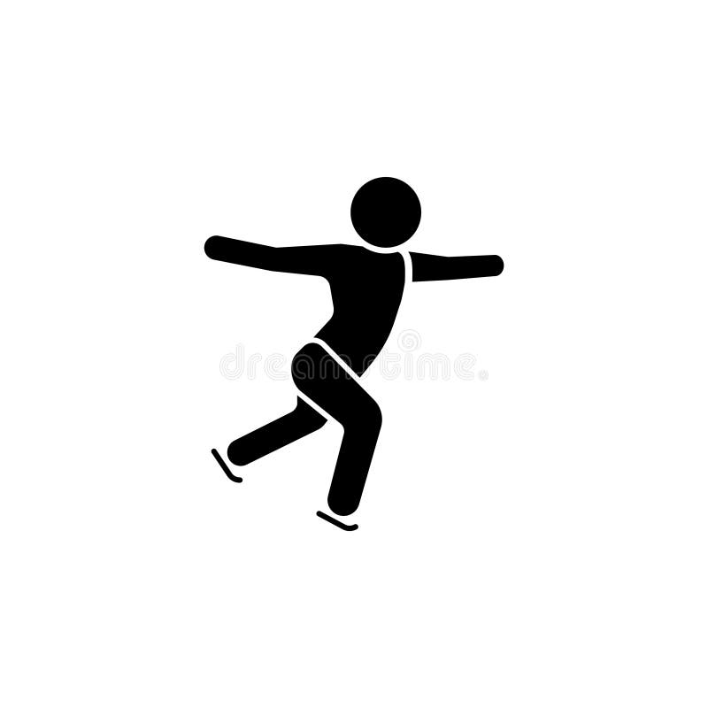 Illustration. Figure Skating Icon Stock Illustration - Illustration of ...