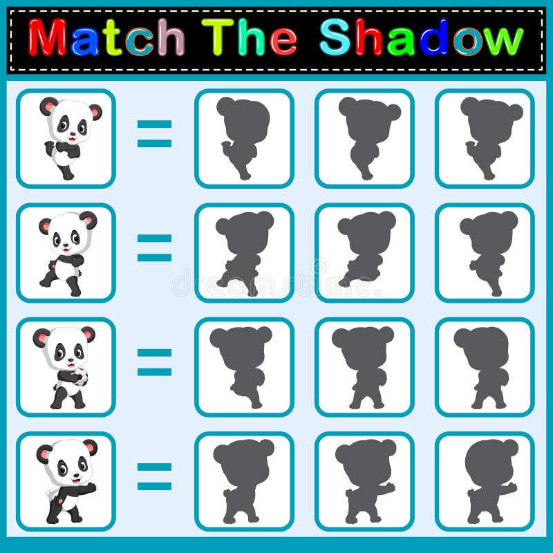 Panda Connect The Dots And Color Set3 Stock Vector - Illustration of ...