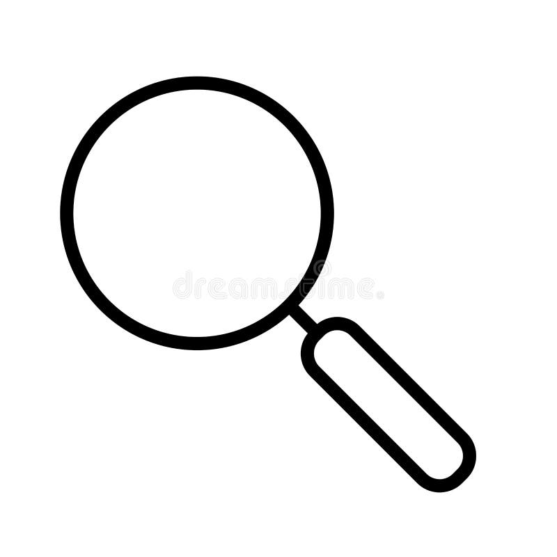 Illustration Find Icon for Personal and Commercial Use. Stock ...
