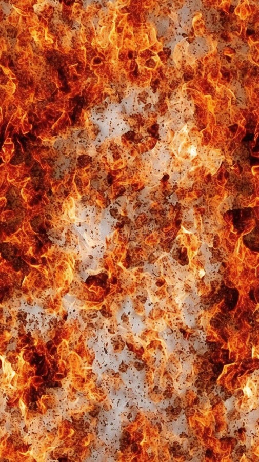 Fire Flames on a Solid White Background Stock Illustration ...