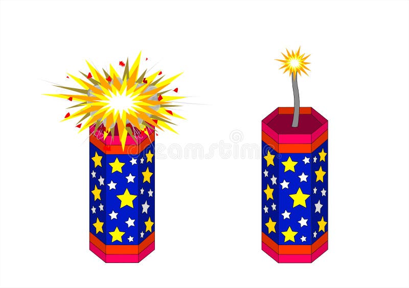 Fire Cracker Blast Stock Illustrations – 150 Fire Cracker Blast Stock ...