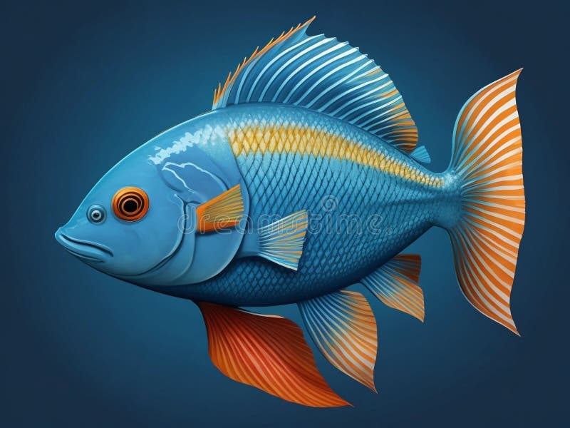Illustration fish design stock illustration. Illustration of design ...
