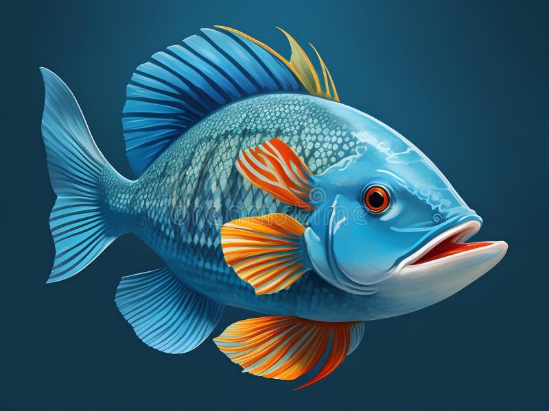 Illustration fish design stock illustration. Illustration of animal ...