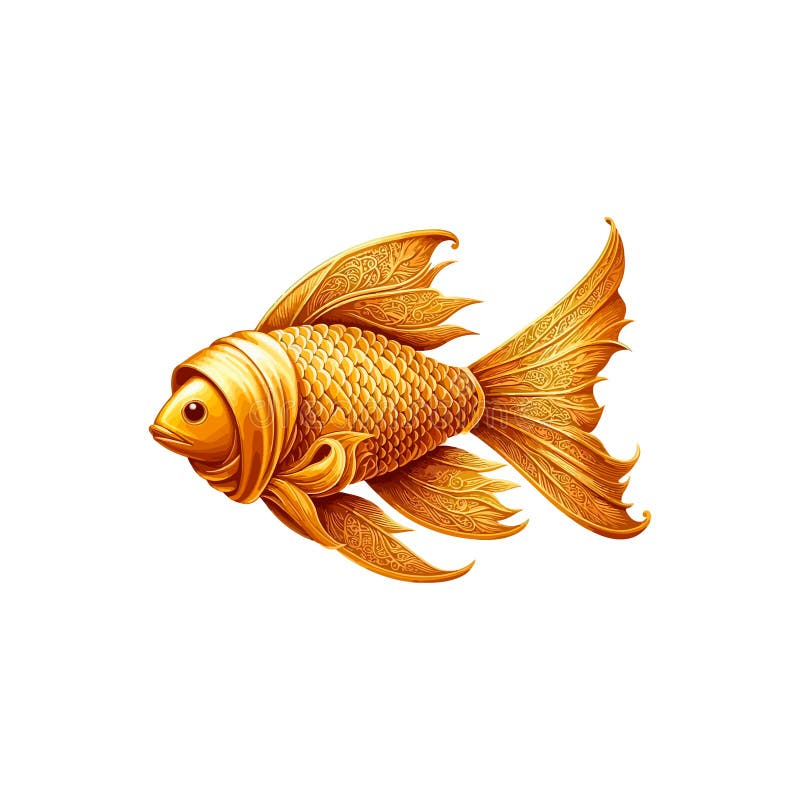 Illustration, Fish Gold Beautiful, Ai Fish Gold Beautiful Stock ...