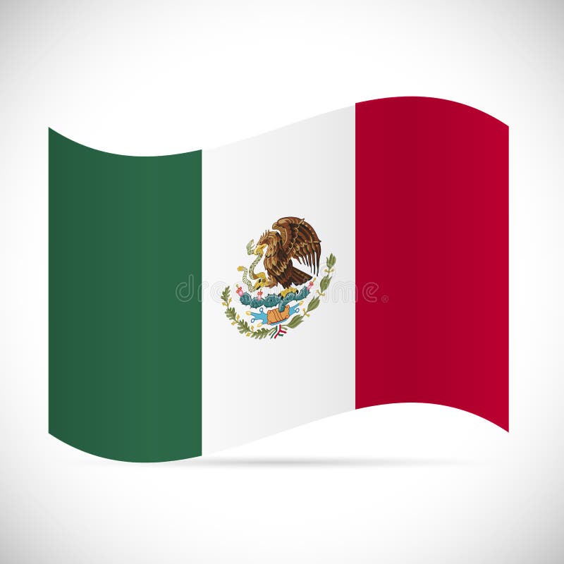 Mexico Flag Illustration stock vector. Illustration of country - 111740565