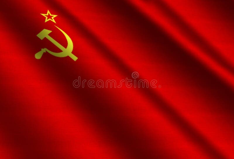 Flag of Soviet Union stock illustration. Illustration of moscow - 108120403