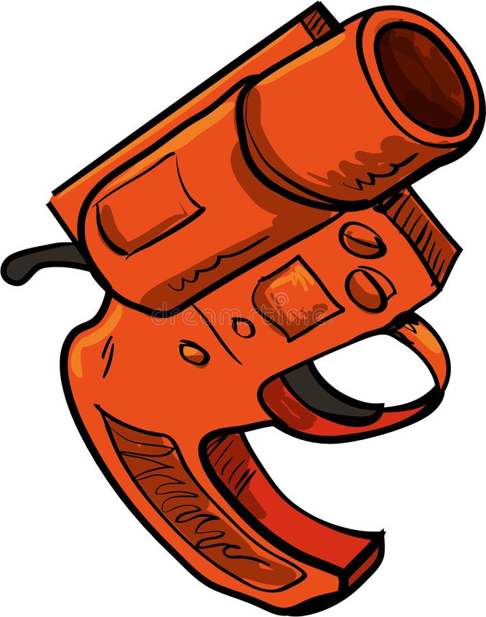 Illustration of flare gun stock vector. Illustration of dangerous ...