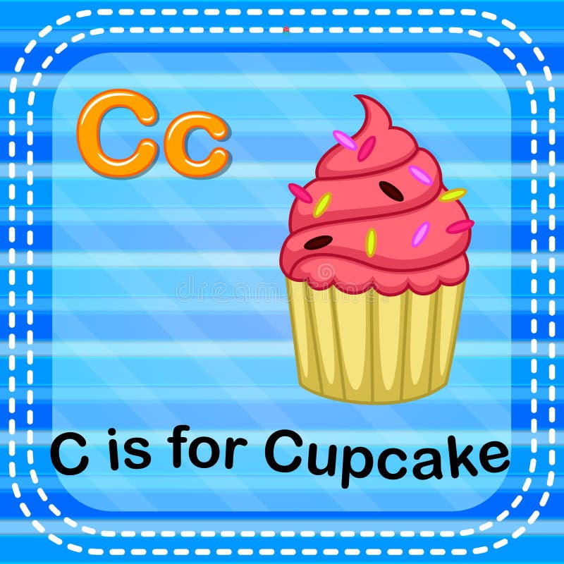 Flashcard Letter C Cake Stock Illustrations – 14 Flashcard Letter C ...