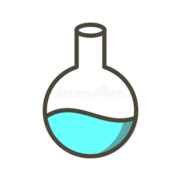 Illustration Flask Icon for Personal and Commercial Use. Stock ...