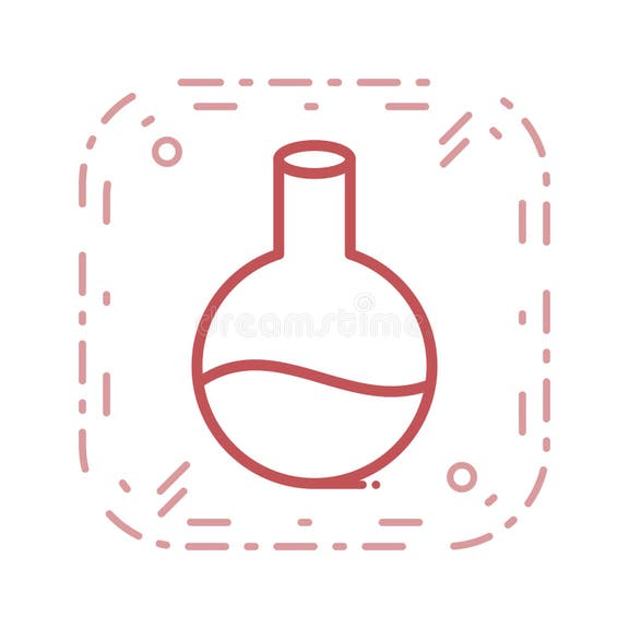 Illustration Flask Icon for Personal and Commercial Use. Stock ...
