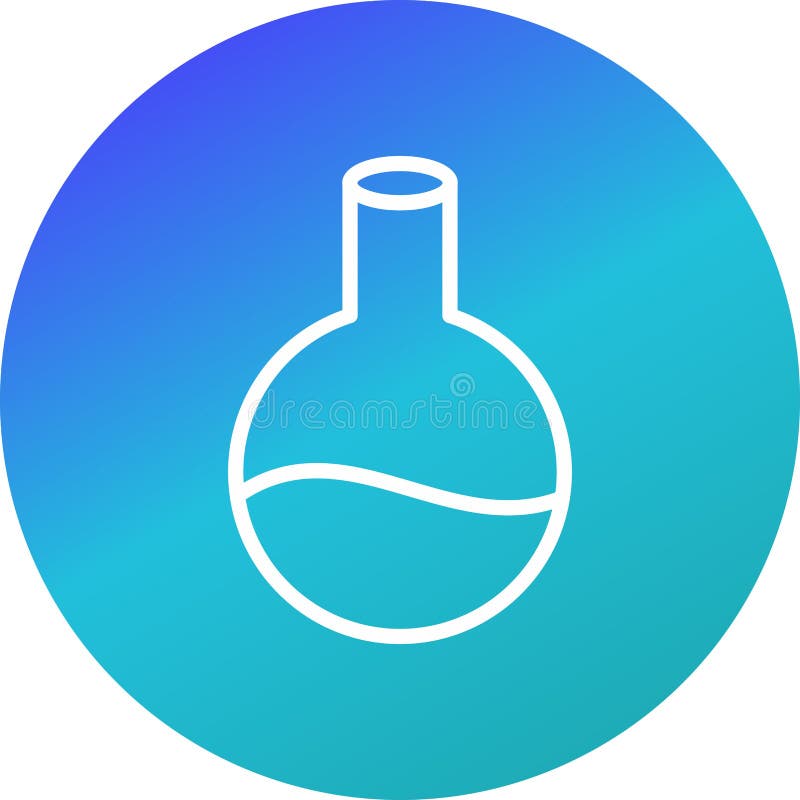 Illustration Flask Icon for Personal and Commercial Use. Stock ...