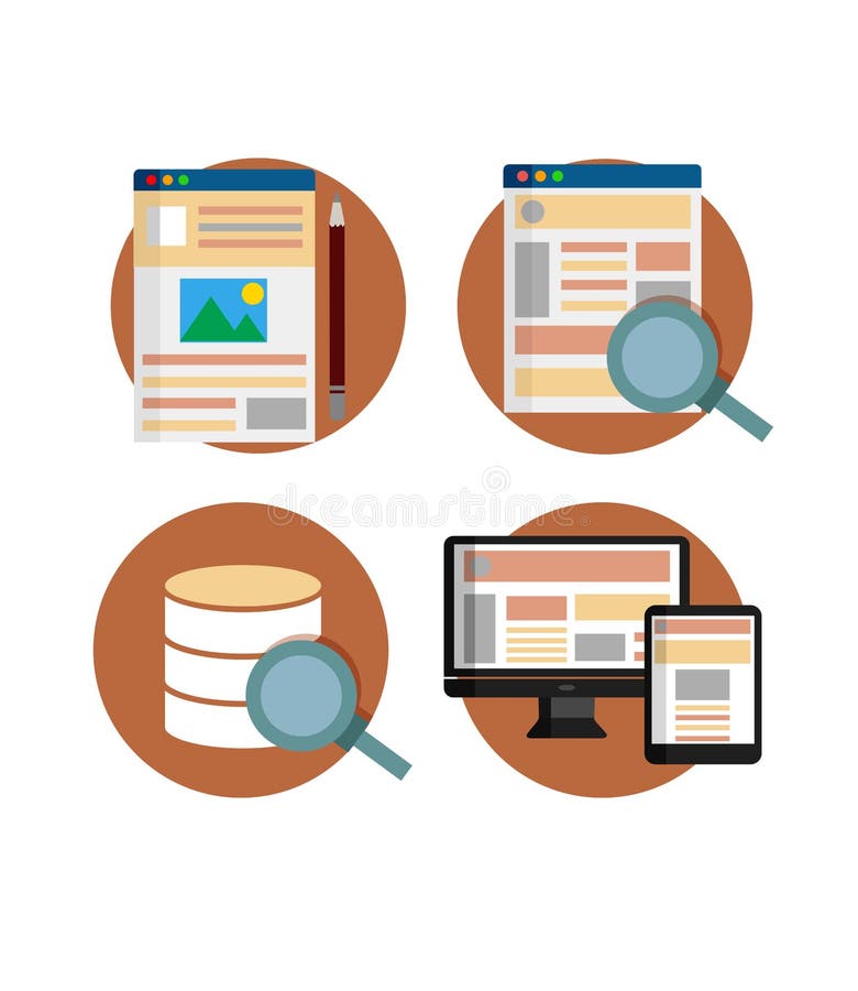 It icons set stock vector. Illustration of cooperation - 255594489