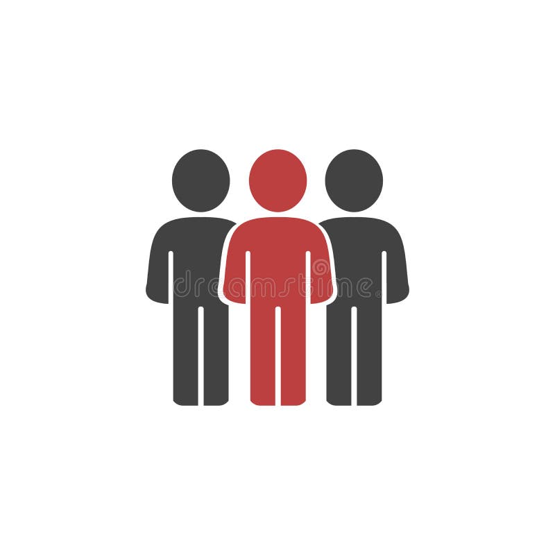 Flat Group Of People Icon Vector Symbol Background Stock Vector ... Flat Group Of People Icon Vector Symbol Background Stock Vector ...
