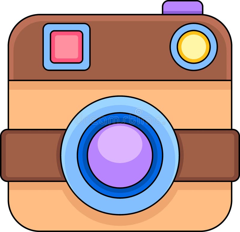 Illustration of a Flat Image of a Multimedia Icon, Mobile Application ...