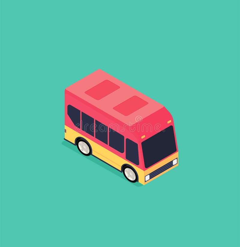 Isometric Bus Stock Illustrations – 5,321 Isometric Bus Stock ...