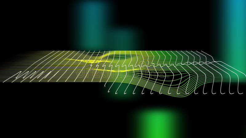 Quantum Waves Warping Spacetime and Overlapping. Stock Footage - Video ...