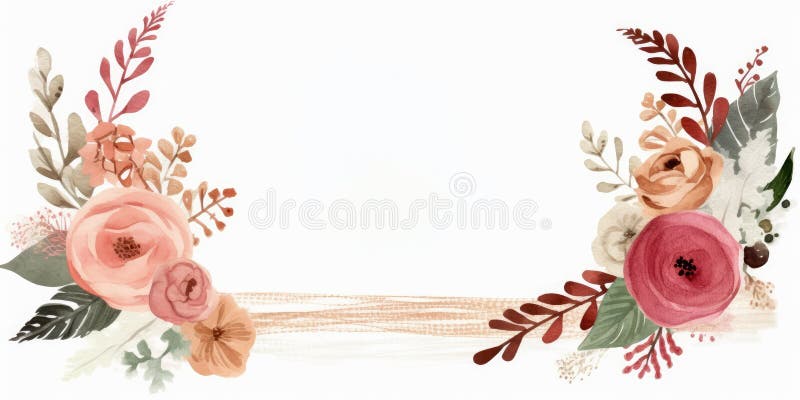 A Rich in Flowers Anniversary Banner Stock Illustration - Illustration ...