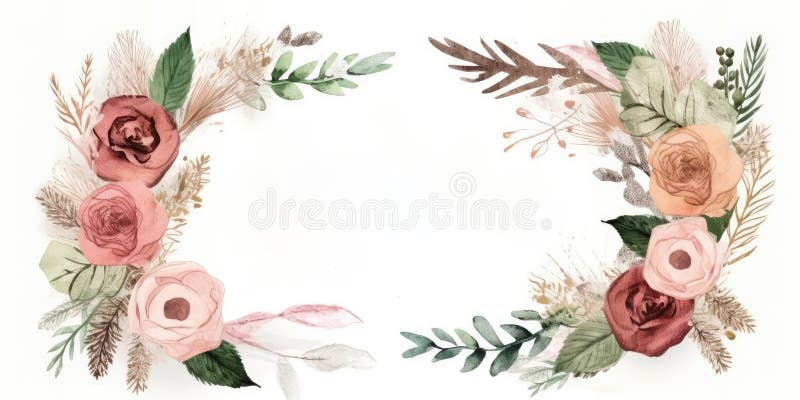 A Rich in Flowers Anniversary Banner Stock Illustration - Illustration ...