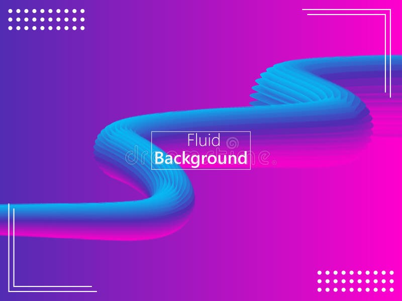 Illustration of Fluid Color Patterns Background Fluorescent Color ...