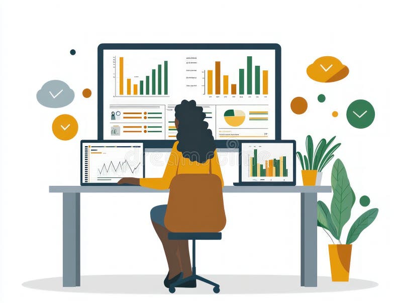 An Illustration Focusing on Customer Support Processes Being Managed ...